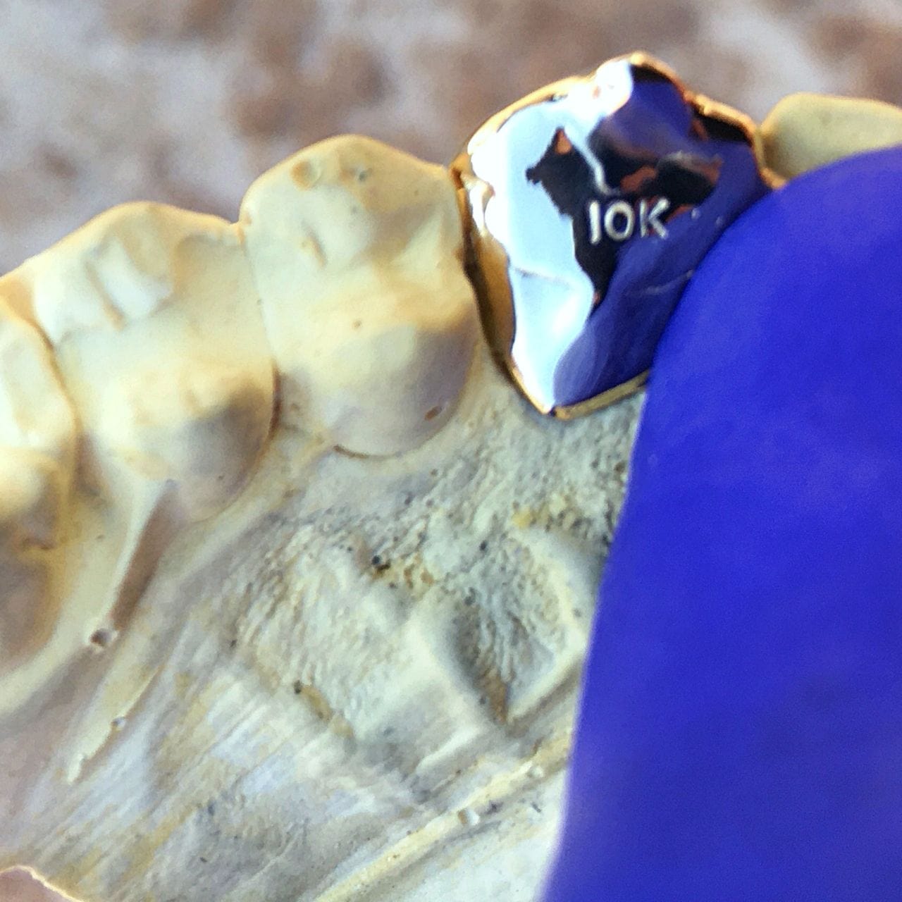 10K Gold or 14K Gold Vampire Fang Single Canine Tooth Custom