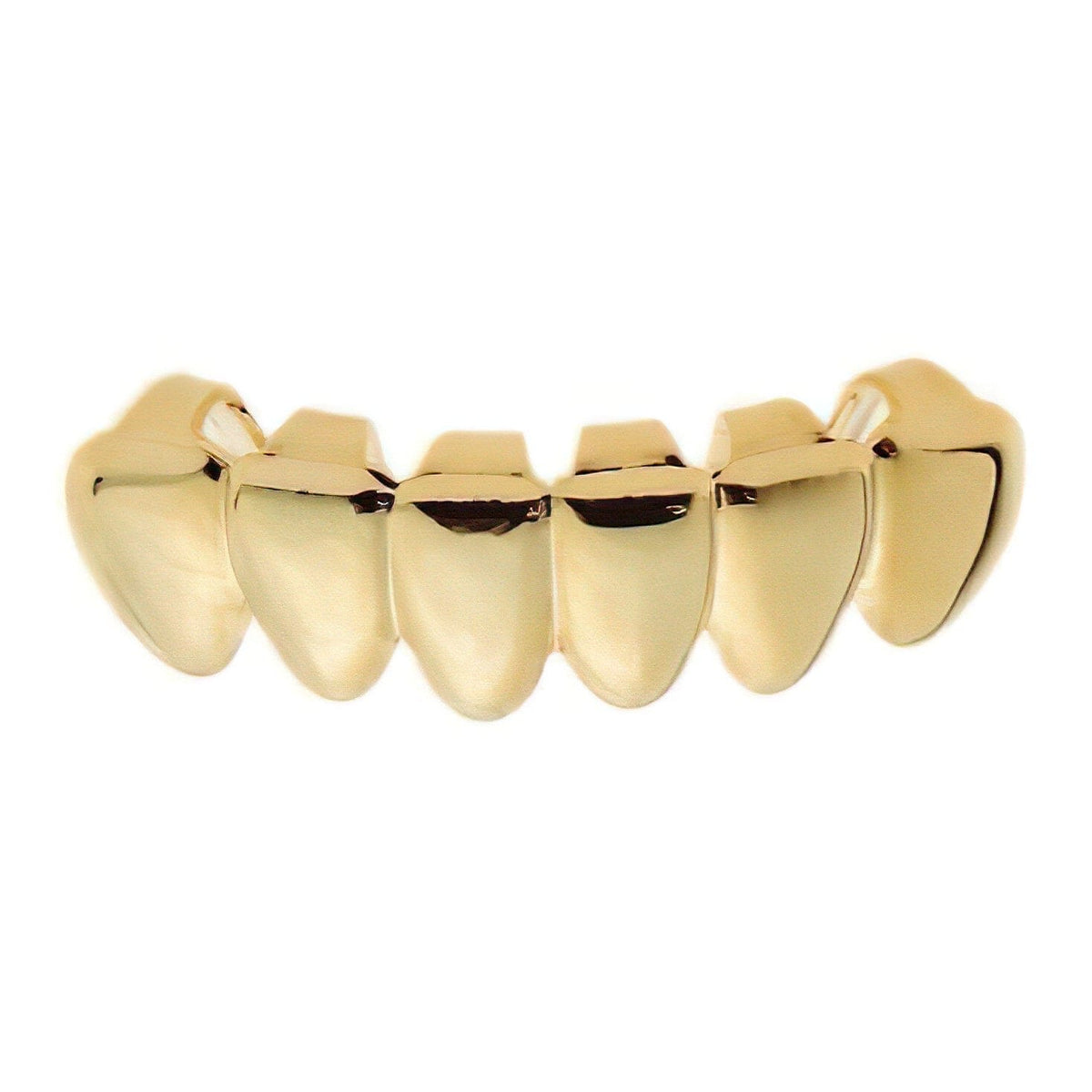 14K Gold Plated Bottom Teeth Deeper-Cut Grillz