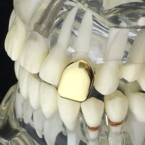 Gold Tooth Caps | Single Cap | Gold Teeth - Bling Cartel