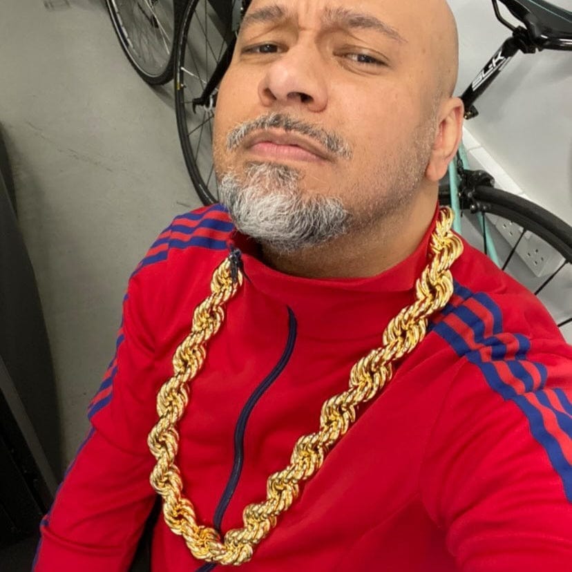 30 mm x 36" Gold Plated Rope Chain