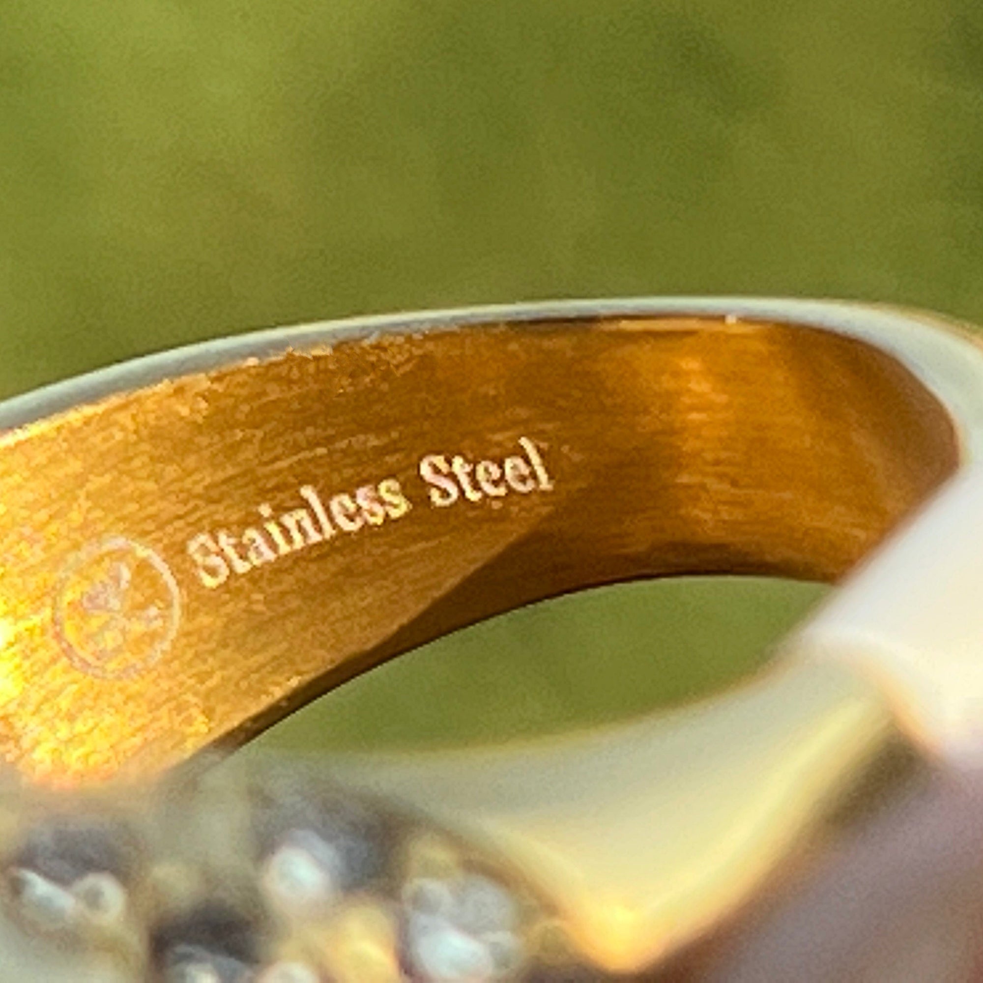 14K Gold Plated The Last Supper Round Ring Stainless Steel Iced Floode