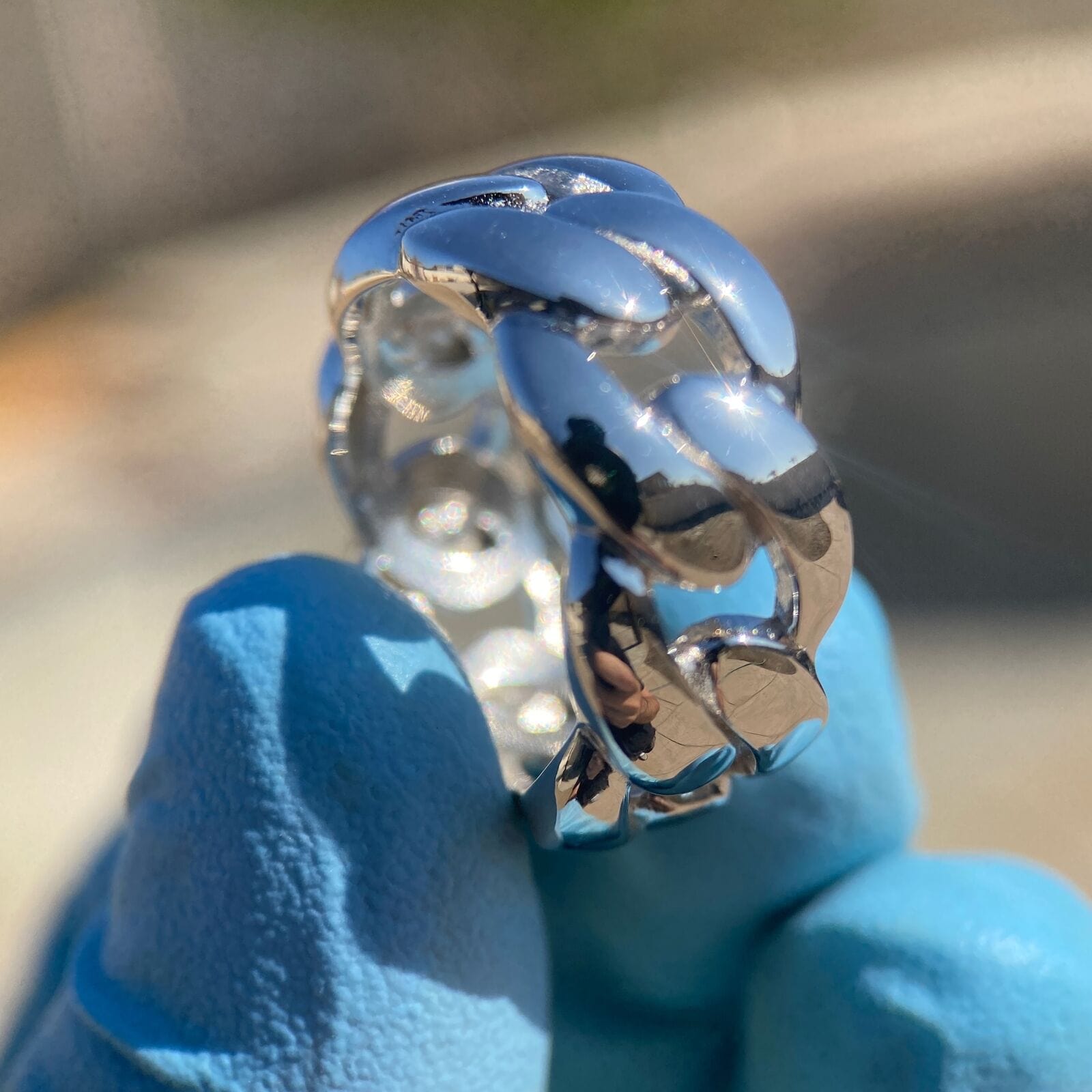 925 Sterling Silver Ring Miami Cuban Link Heavy Plain 11MM Thick