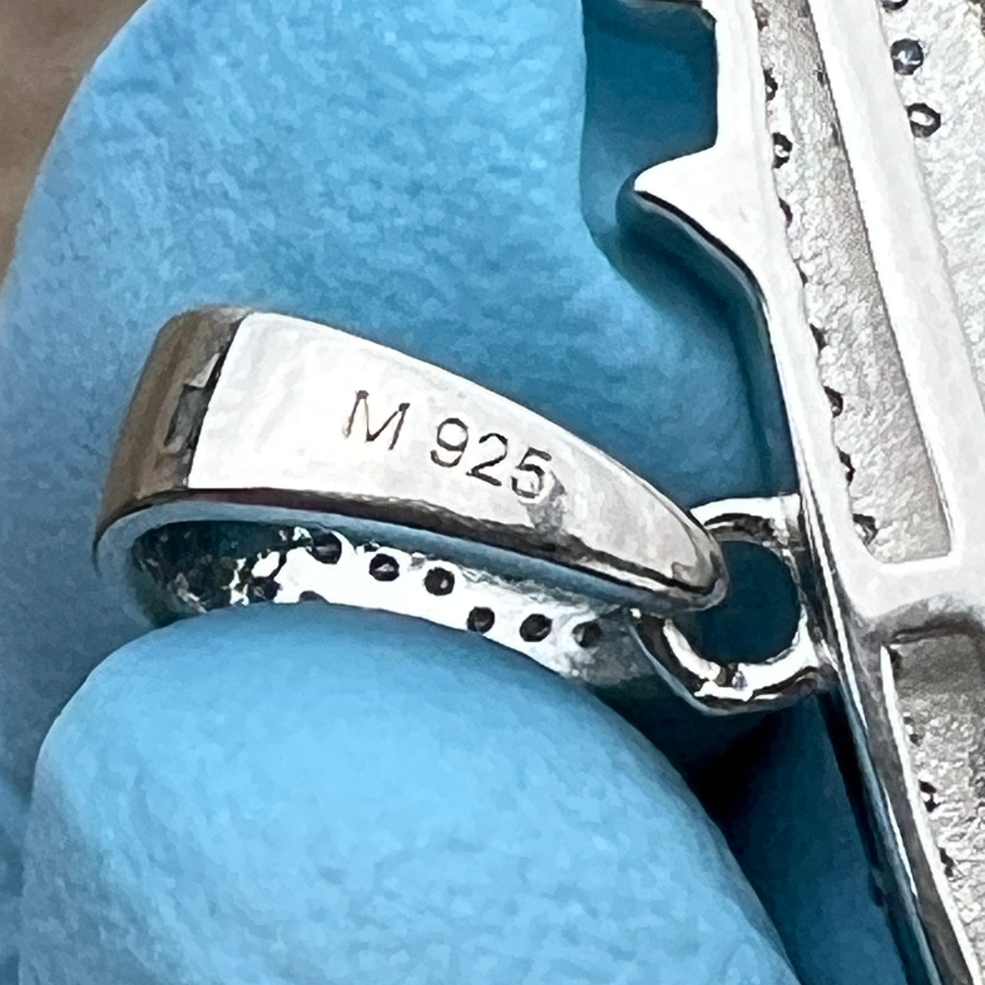 925 Sterling Silver Moisanite Uzi Gun Pendant