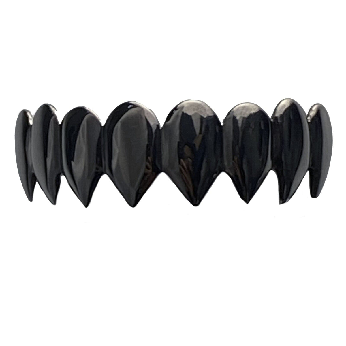 Black Shark Grillz Eight Top Teeth 8 Tooth Grills