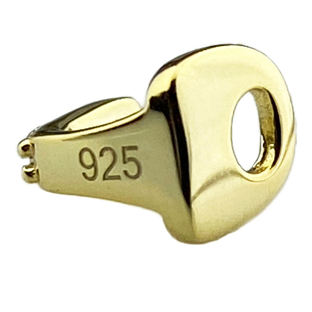 Gap Single Tooth Grillz Gold Plated Over 925 Sterling Silver Iced CZ