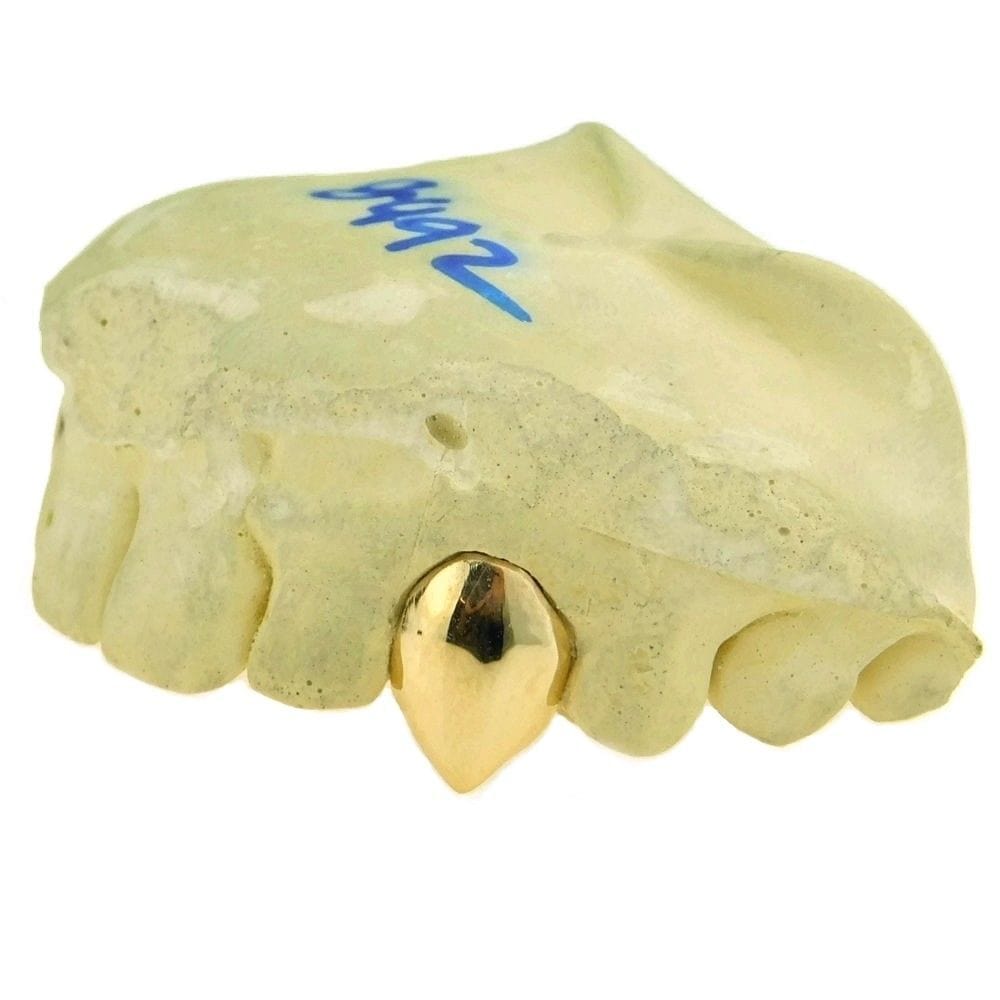 Gold Plated over 925 Sterling Silver Custom Vampire Fangs Grillz