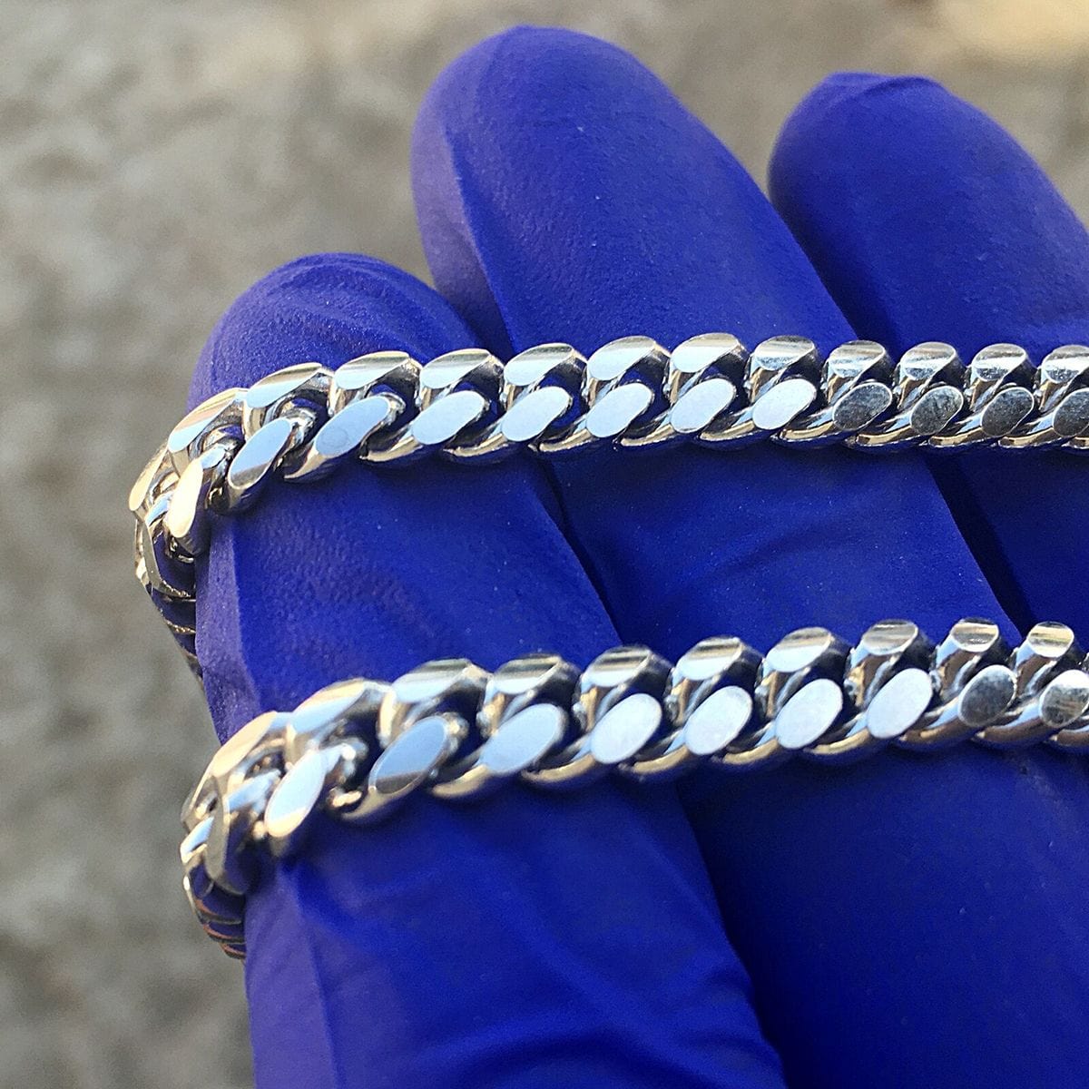 Italy 925 Sterling Silver Miami Cuban Link Chain Necklace 6MM 18"