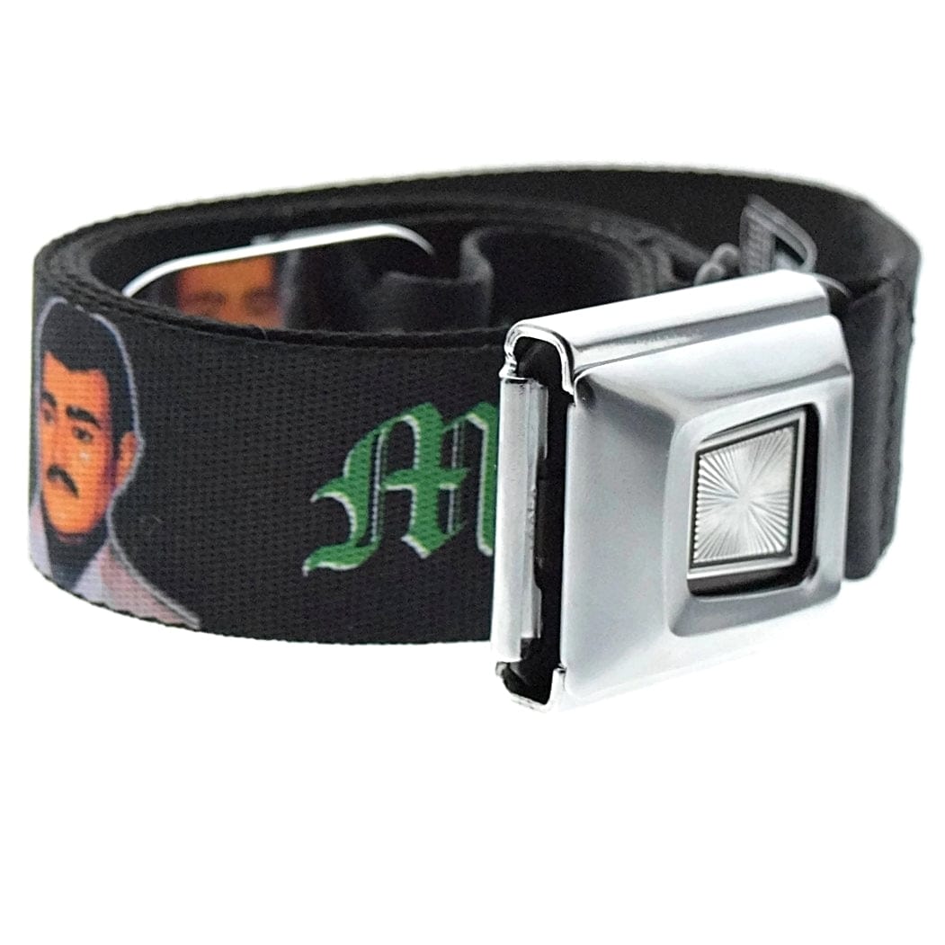 Jesus Malverde Buckle-Down Belt