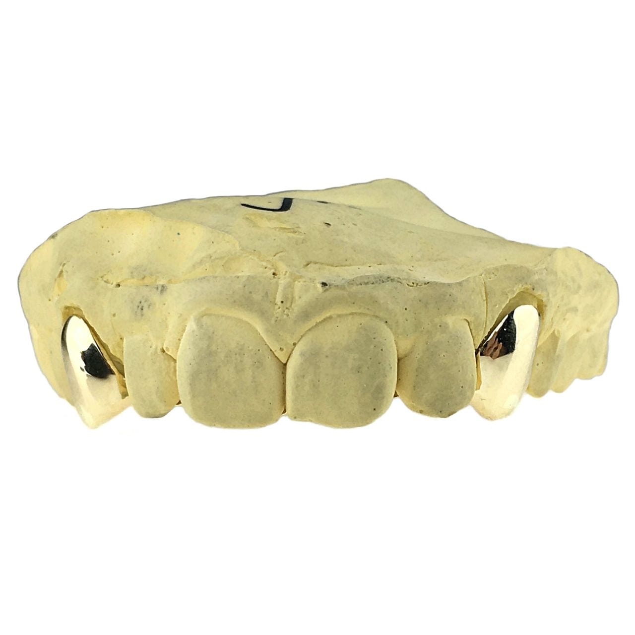 Real Solid 10k Gold Custom Caps Set Single Custom Grillz