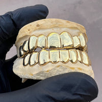 Real Solid 10K Gold or 14K Gold Teeth Permanent Cuts Perm Custom Grill