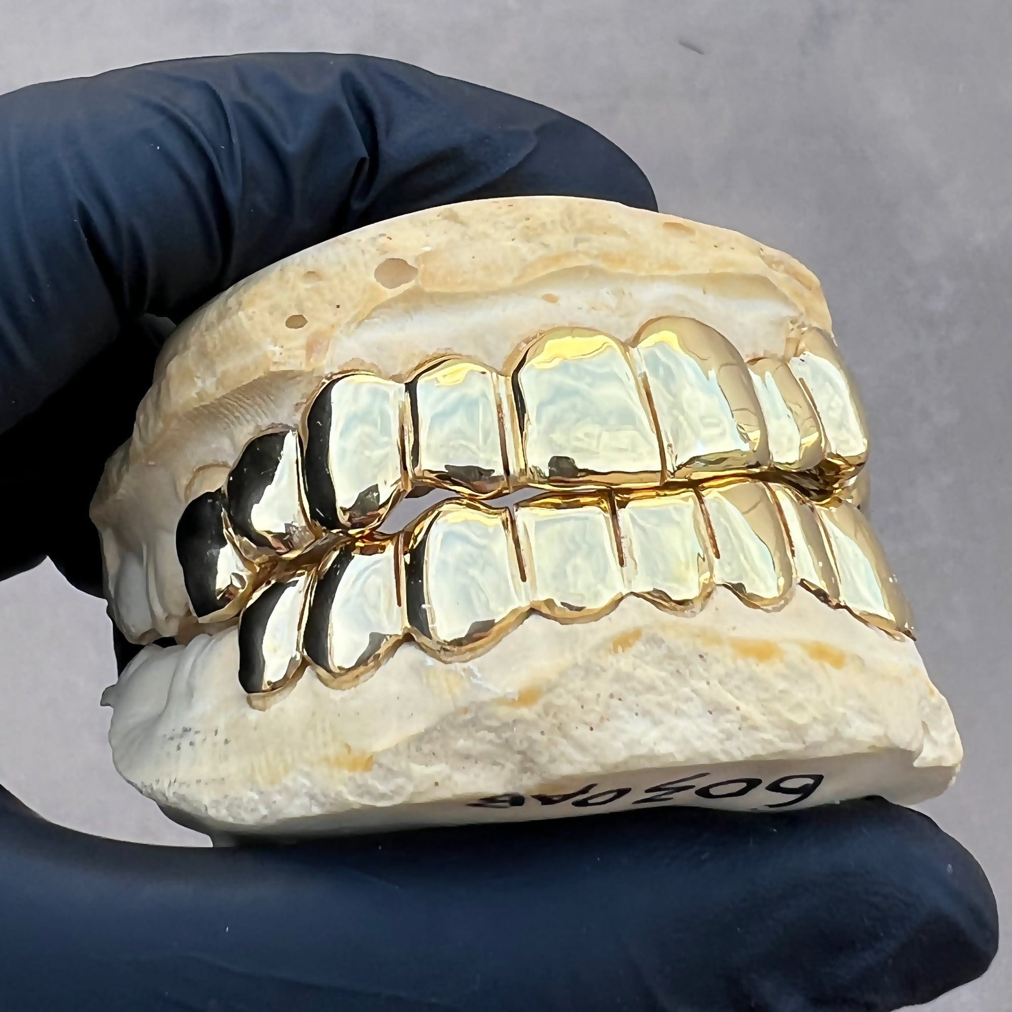 Real Solid 10K Gold or 14K Gold Teeth Permanent Cuts Perm Custom Grill