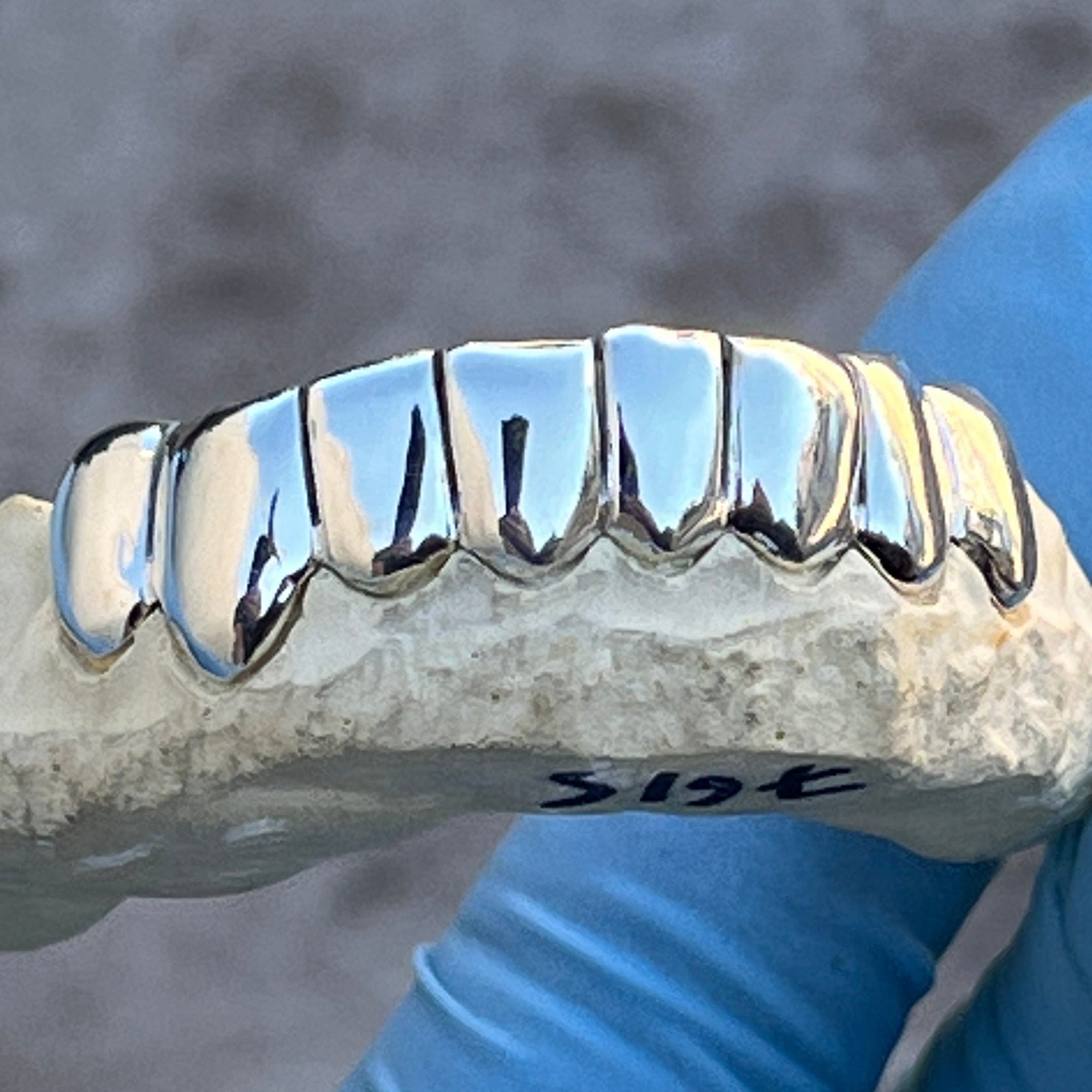 Custom Grillz | Solid 925 Sterling SIlver Teeth Grills