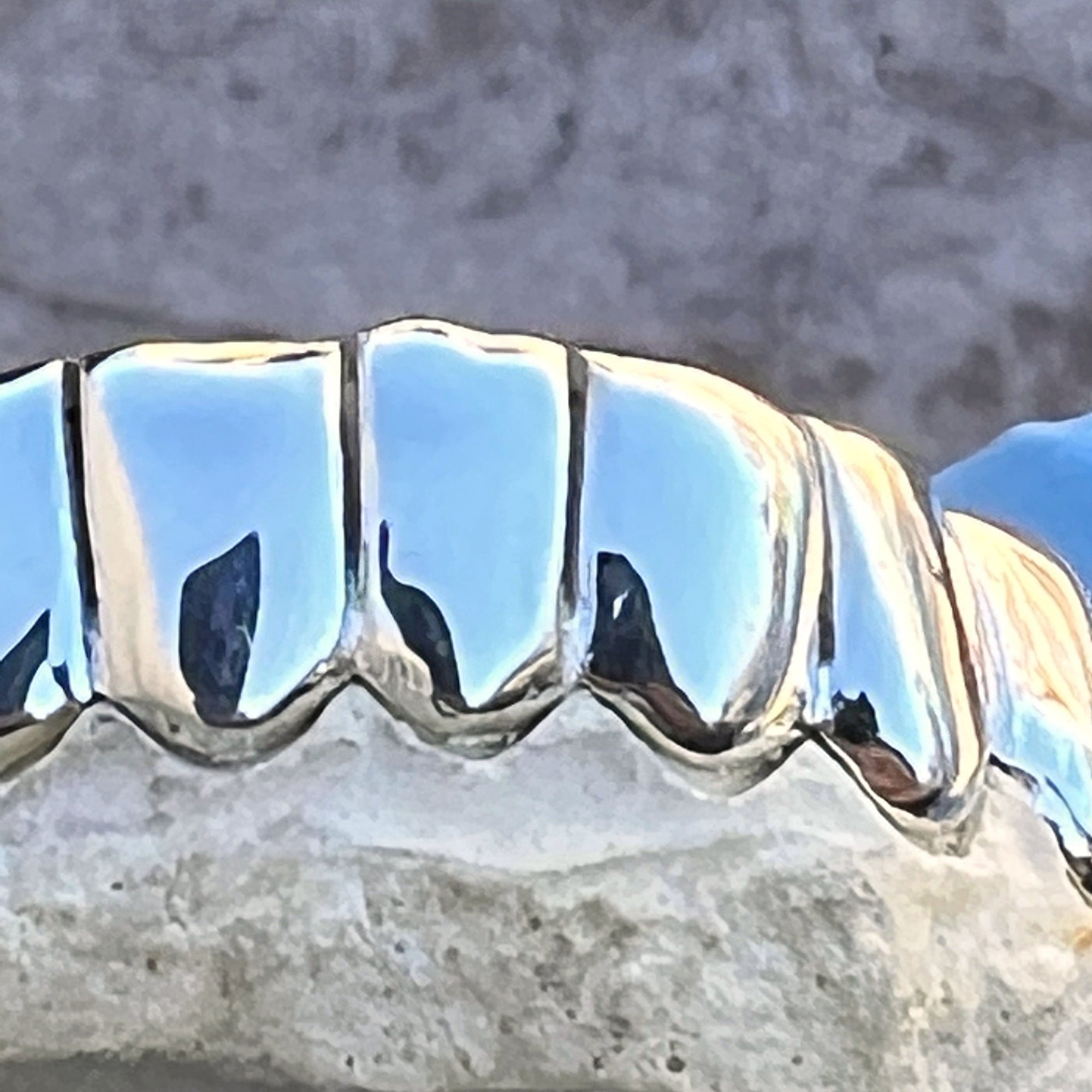 Custom Grillz | Solid 925 Sterling SIlver Teeth Grills