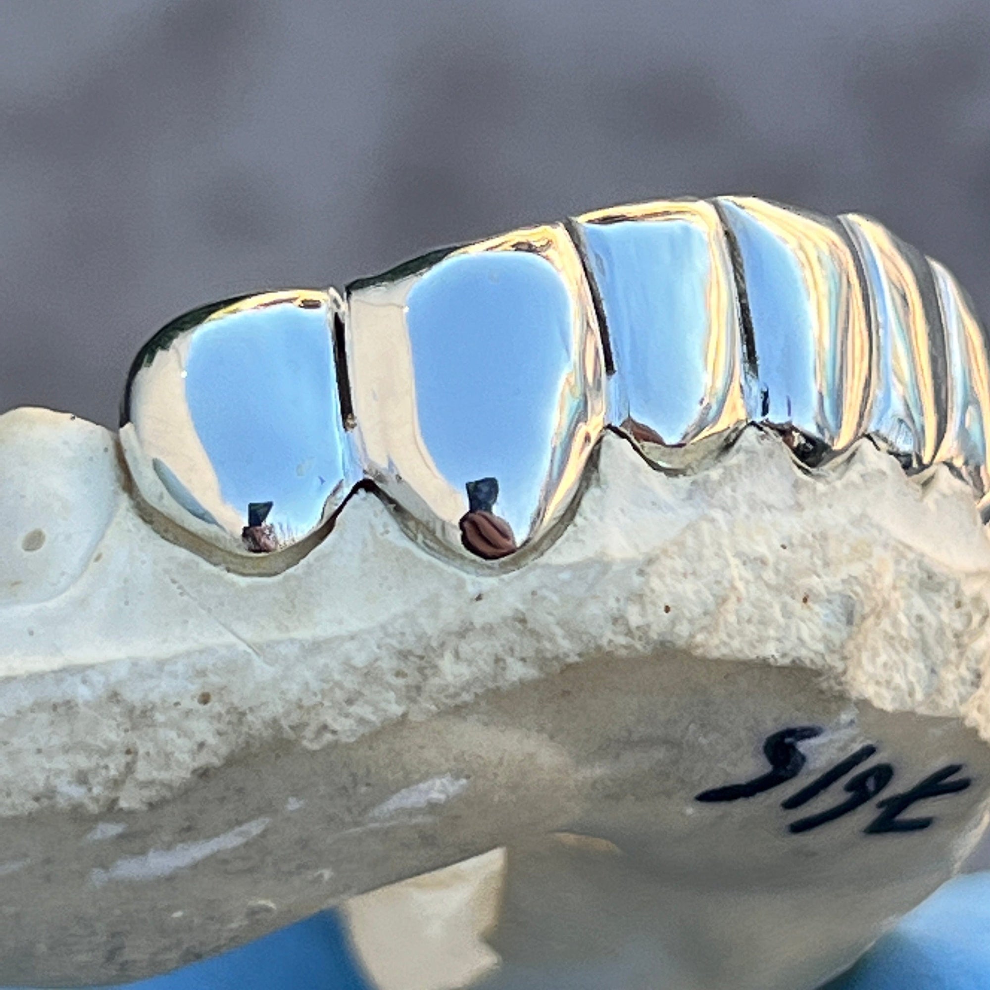 Custom Grillz | Solid 925 Sterling SIlver Teeth Grills