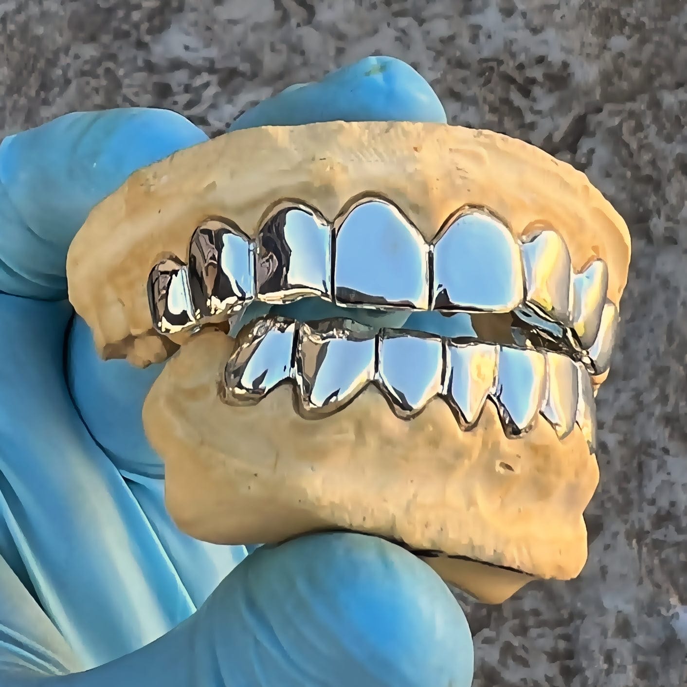 Custom Grillz | Solid 925 Sterling SIlver Teeth Grills